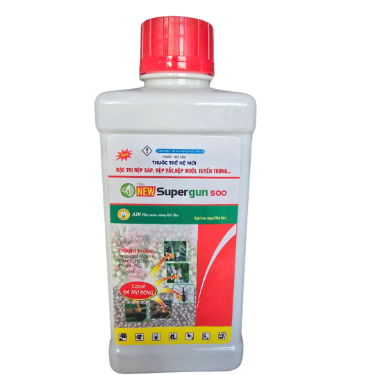 NEW SUPERGUN 500 – Đặc Trị Rệp Sáp- Rệp Muội- Tuyến Trùng-Bọ Trĩ- Rầy Nâu.